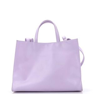 Telfar | Bags | Telfar Shopping Tote Faux Leather Medium Purple | Poshmark